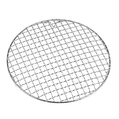 Round Cooking Rack 9" 201 Stainless Steel Barbecue Grill With 20mm Legs