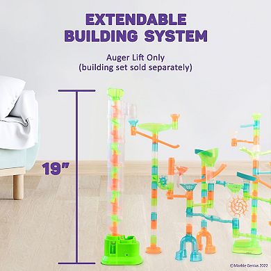Auger Lift: Expandable Marble Run Accessory Set - Neon