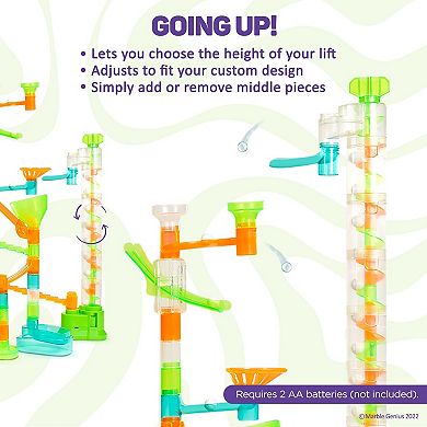 Auger Lift: Expandable Marble Run Accessory Set - Neon