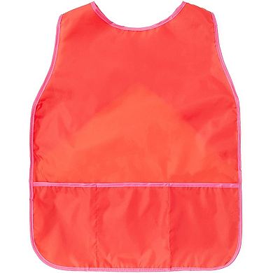 Kids Apron, Waterproof Smock For Painting And Crafts (red And Blue, 4 Pack)