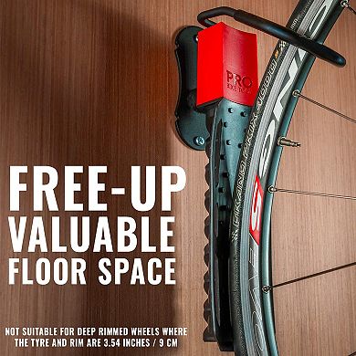 Bike Wall Hanger, Vertical Indoor Storage Mount For Bicycle, Cycling Rack