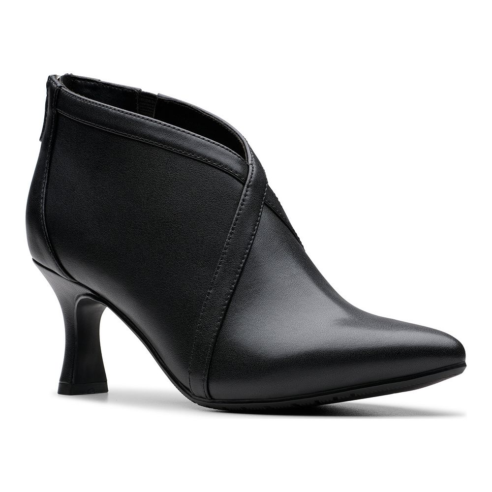 Clarks® Kataleyna Sol Women's Leather Dress Ankle Boots