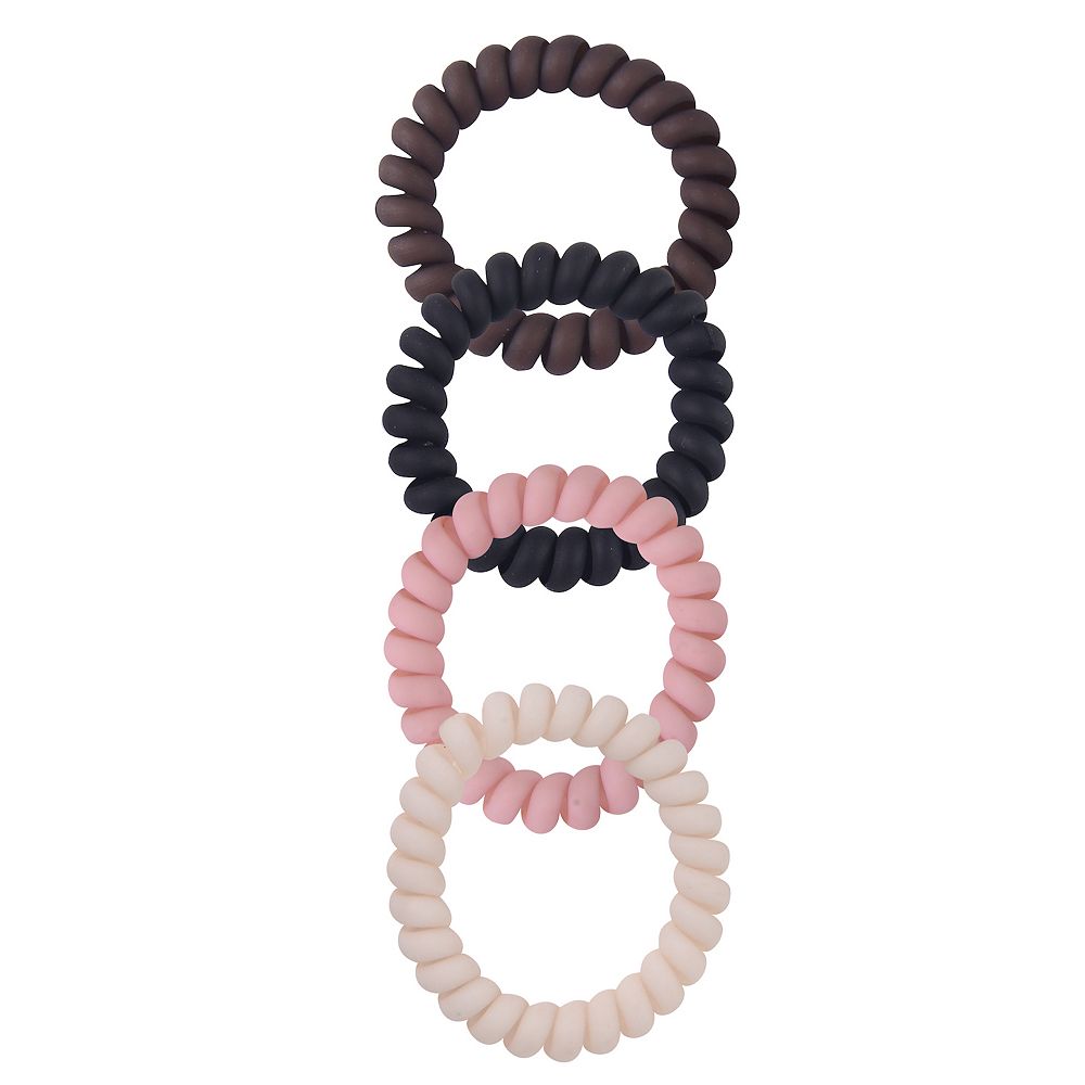 Emberly Matte Black, Matte Brown, Matte Cream, & Matte Pink Coil Hair ...