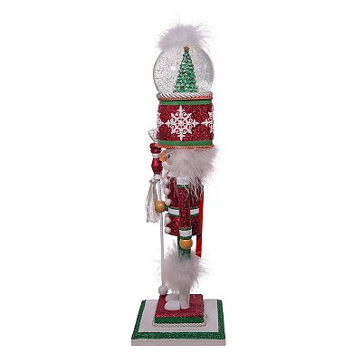 Kurt Adler 20 in Hollywood Nutcrackers Battery-Operated Light Up Animated Musical Water Globe ...