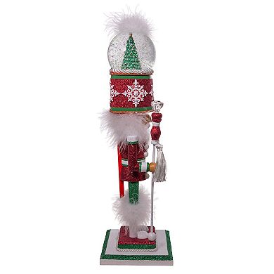 Kurt Adler 20 in Hollywood Nutcrackers Battery-Operated Light Up Animated Musical Water Globe ...