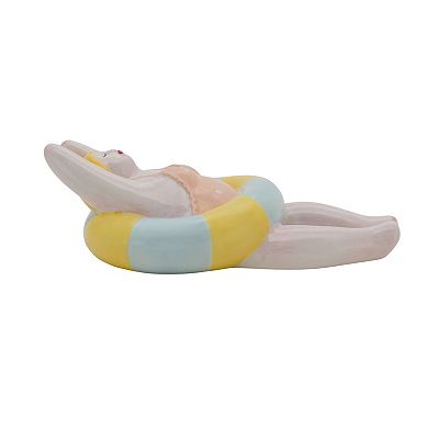 Celebrate Together™ Summer Lounging Ceramic Swimmer with Arms Up Table ...