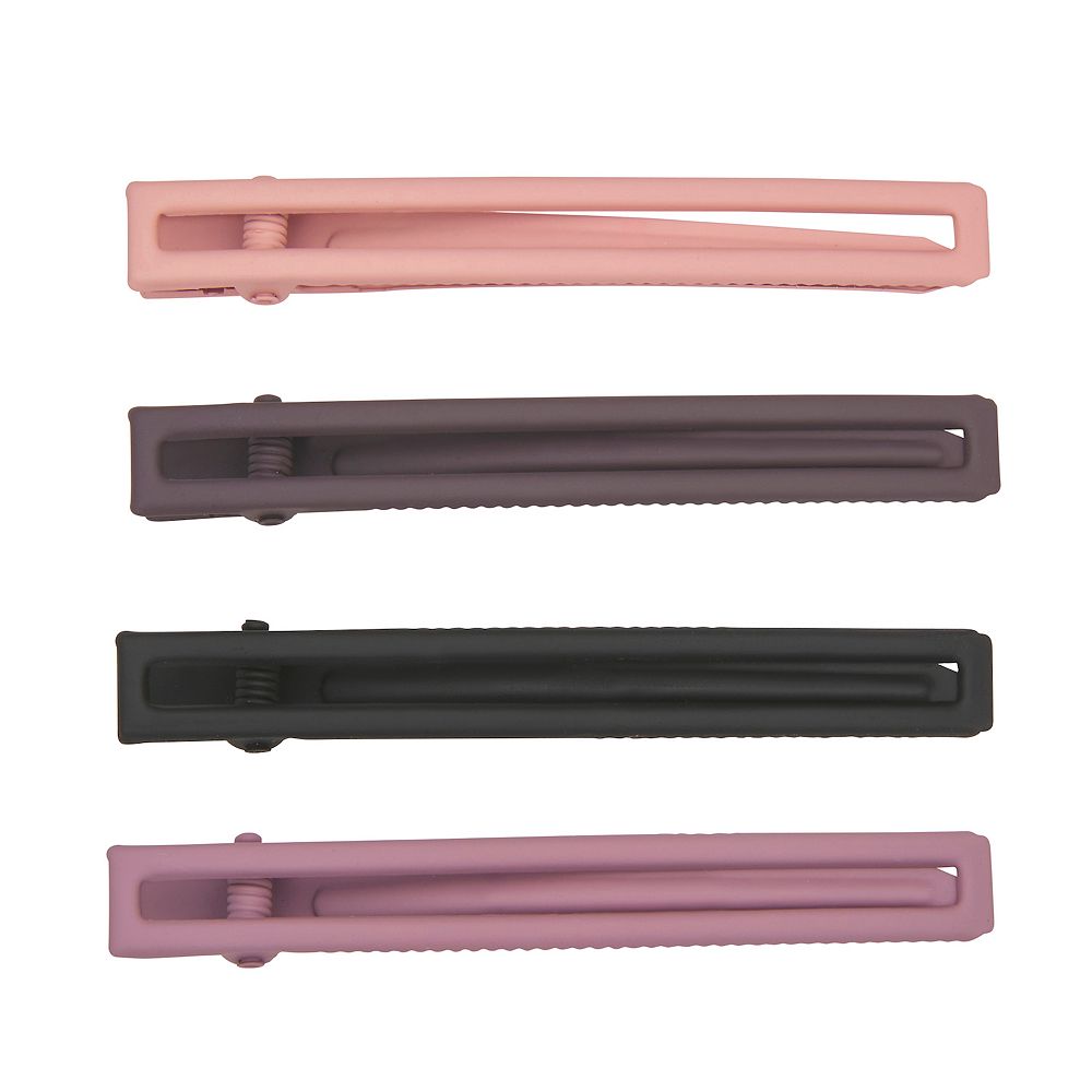 Emberly 4-pc. Matte Hair Clips Set