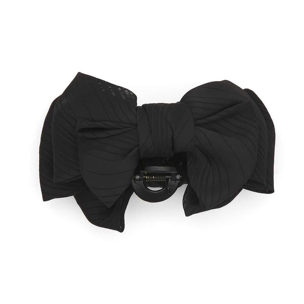 Emberly Large Fabric Hair Bow Clip
