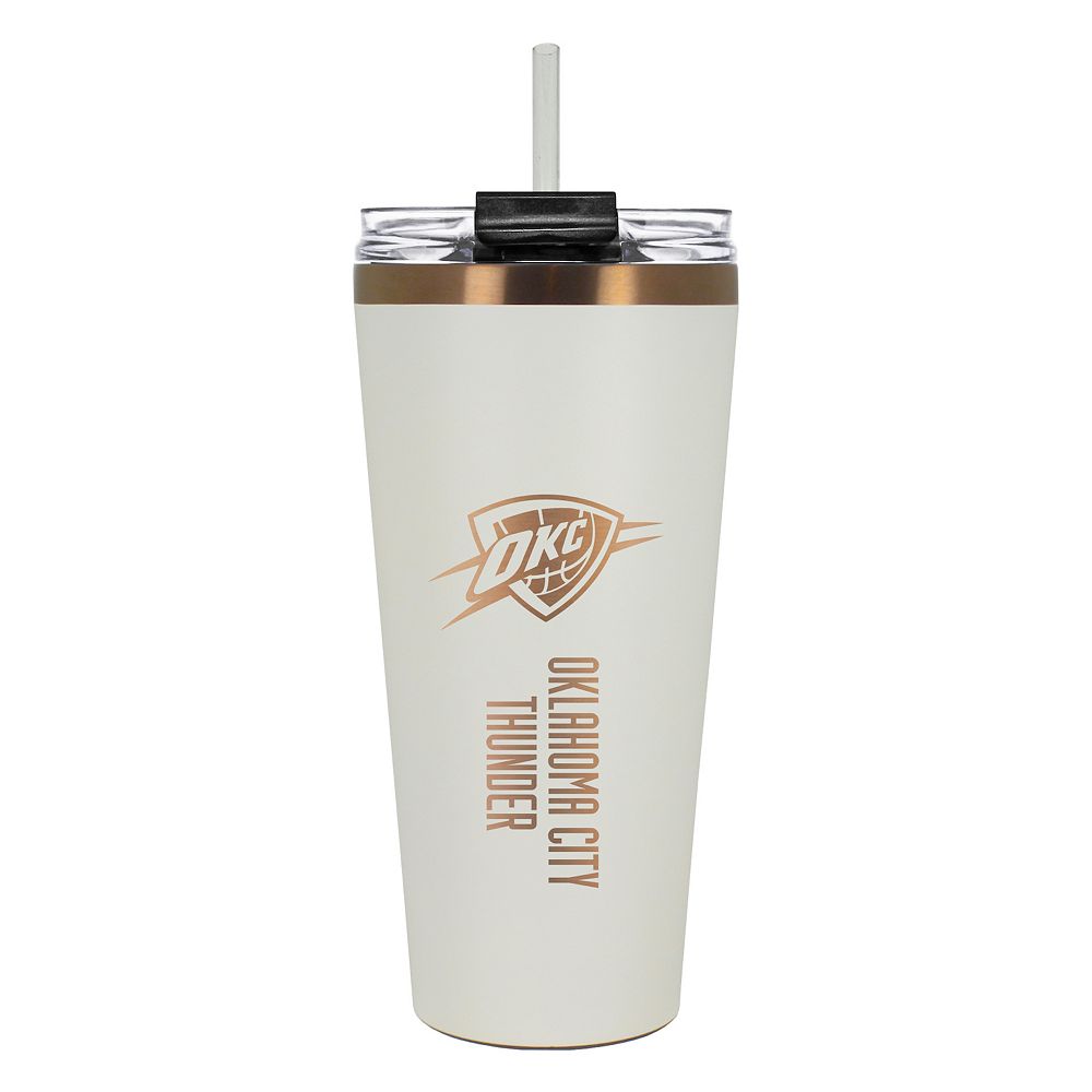 Oklahoma City Thunder Cream & Copper 32 oz. Big Slim Tumbler