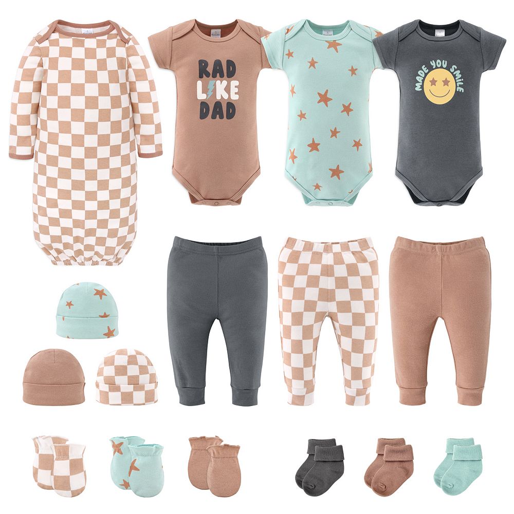 The Peanutshell Baby Layette Gift Set For Baby Boys, Skater Boy, 16 ...