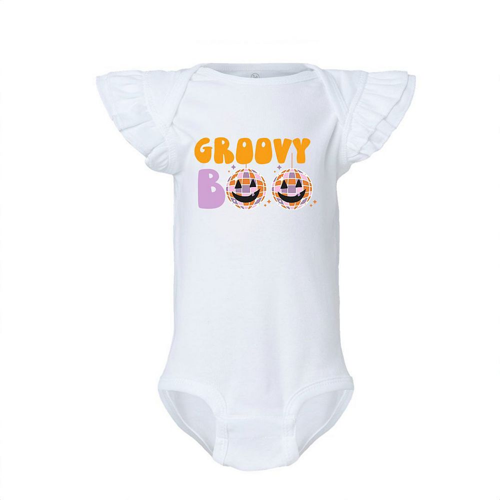Groovy Boo Baby Flutter Sleeve Bodysuit