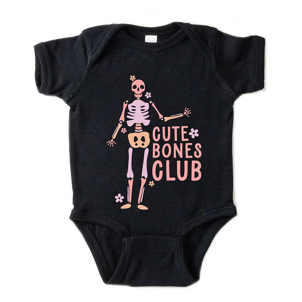 Cute Bones Club Baby Bodysuit