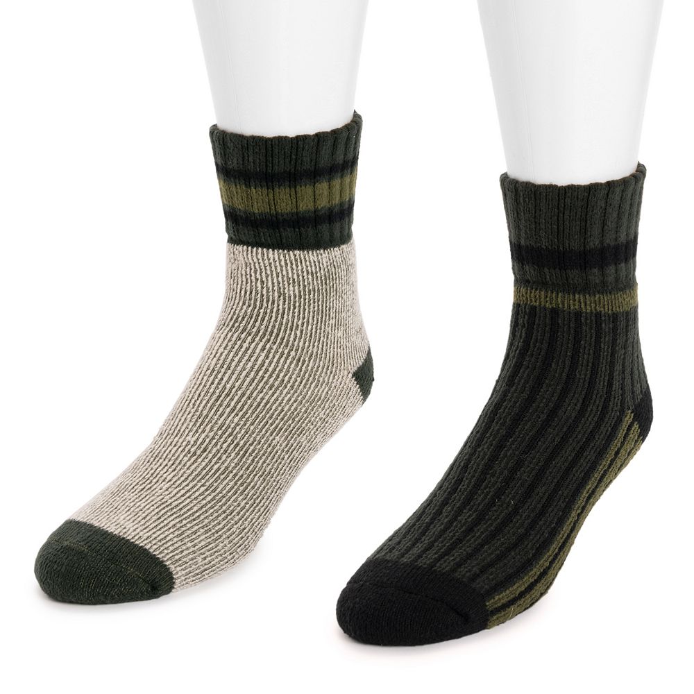 Men's MUK LUKS 2-Pack Heat Retainer Camp Crew Socks