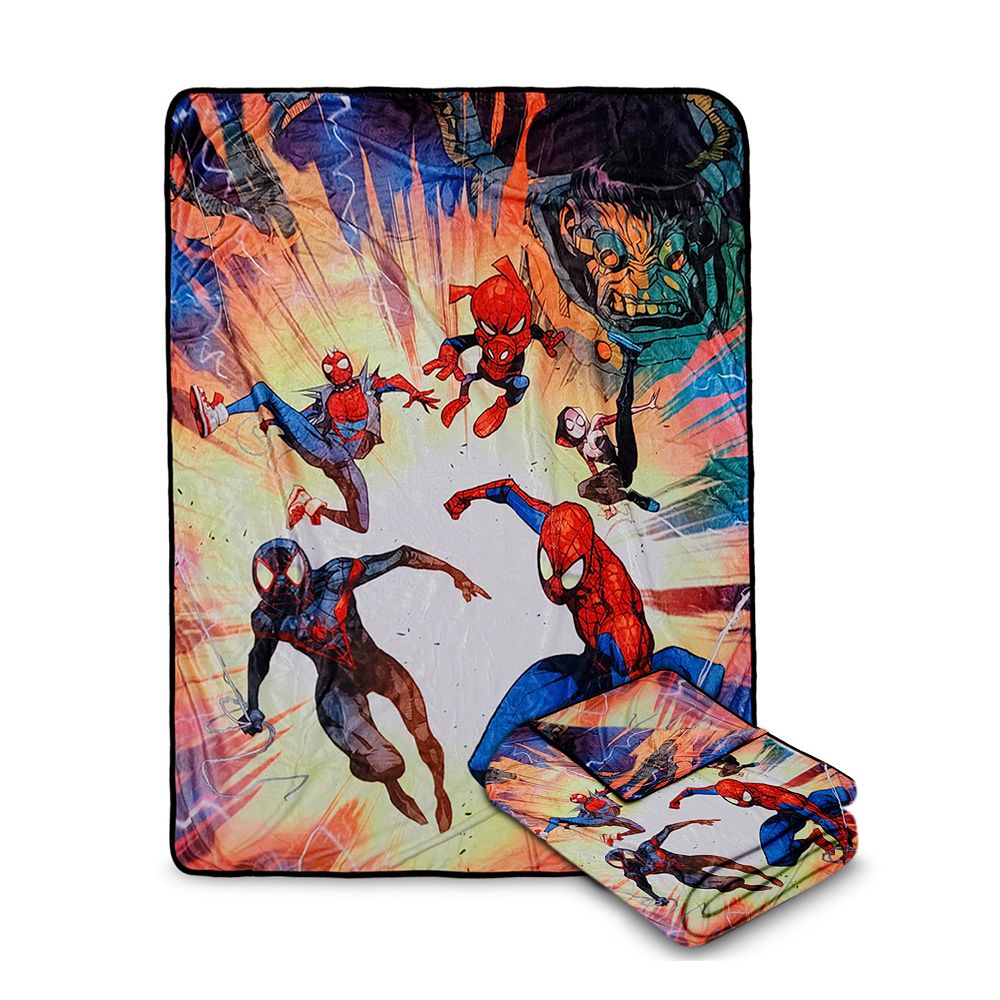 Marvel Spider-man Characters Fleece Comfy Throw Blanket For Adults ...