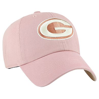 Women's '47 Pink Green Bay Packers Ballpark Cheer Dusty Rose Clean Up ...