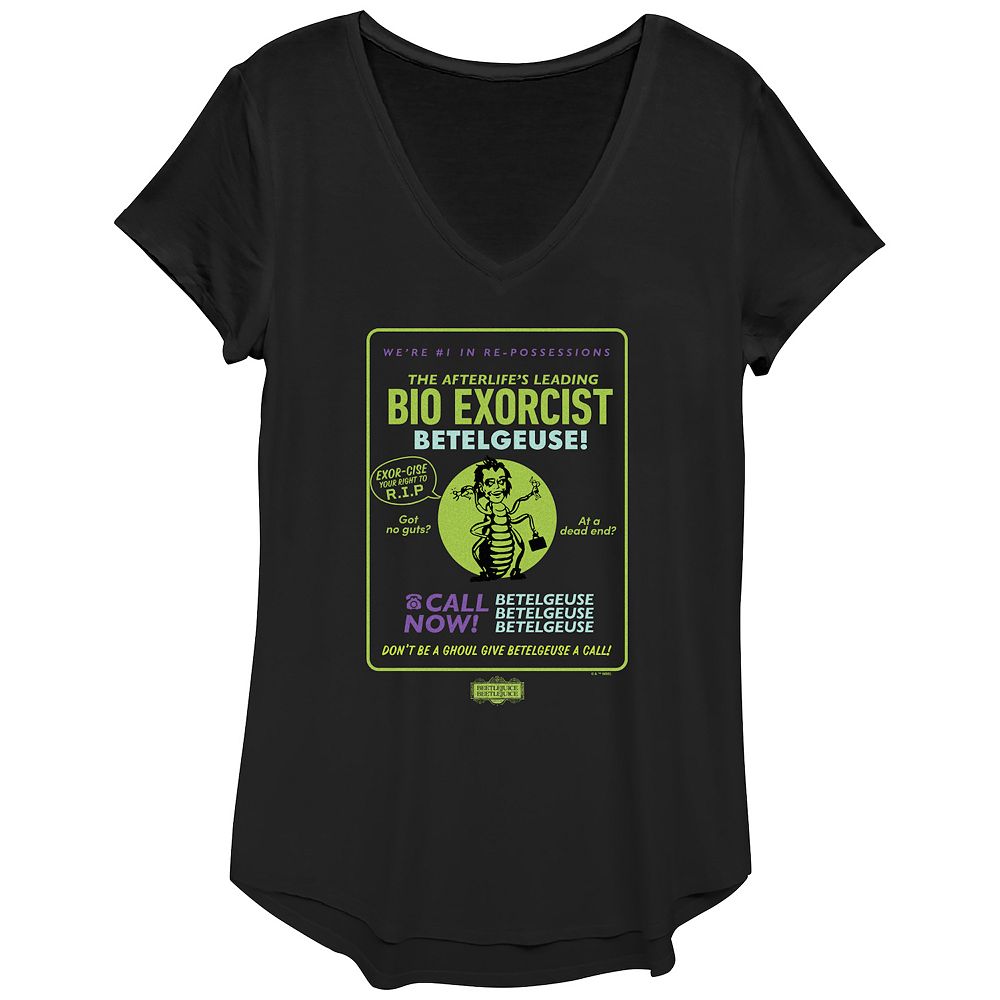 Women's Beetlejuice 2 Betelgeuse The Leading Bio Exorcist Graphic Tee