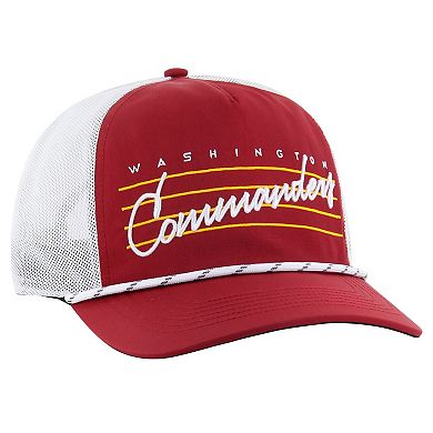 Men's '47 Burgundy/White Washington Commanders Downburst Relaxed Hitch ...