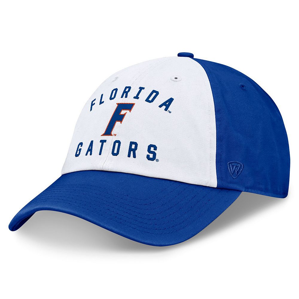 Men's Top of the World White/Royal Florida Gators Heritage Weston ...