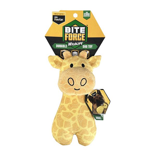 Bite Force Durable Plush Giraffe Dog Toy
