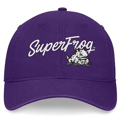 Men's Top of the World Purple TCU Horned Frogs Heritage CeeCee Adjustable Hat