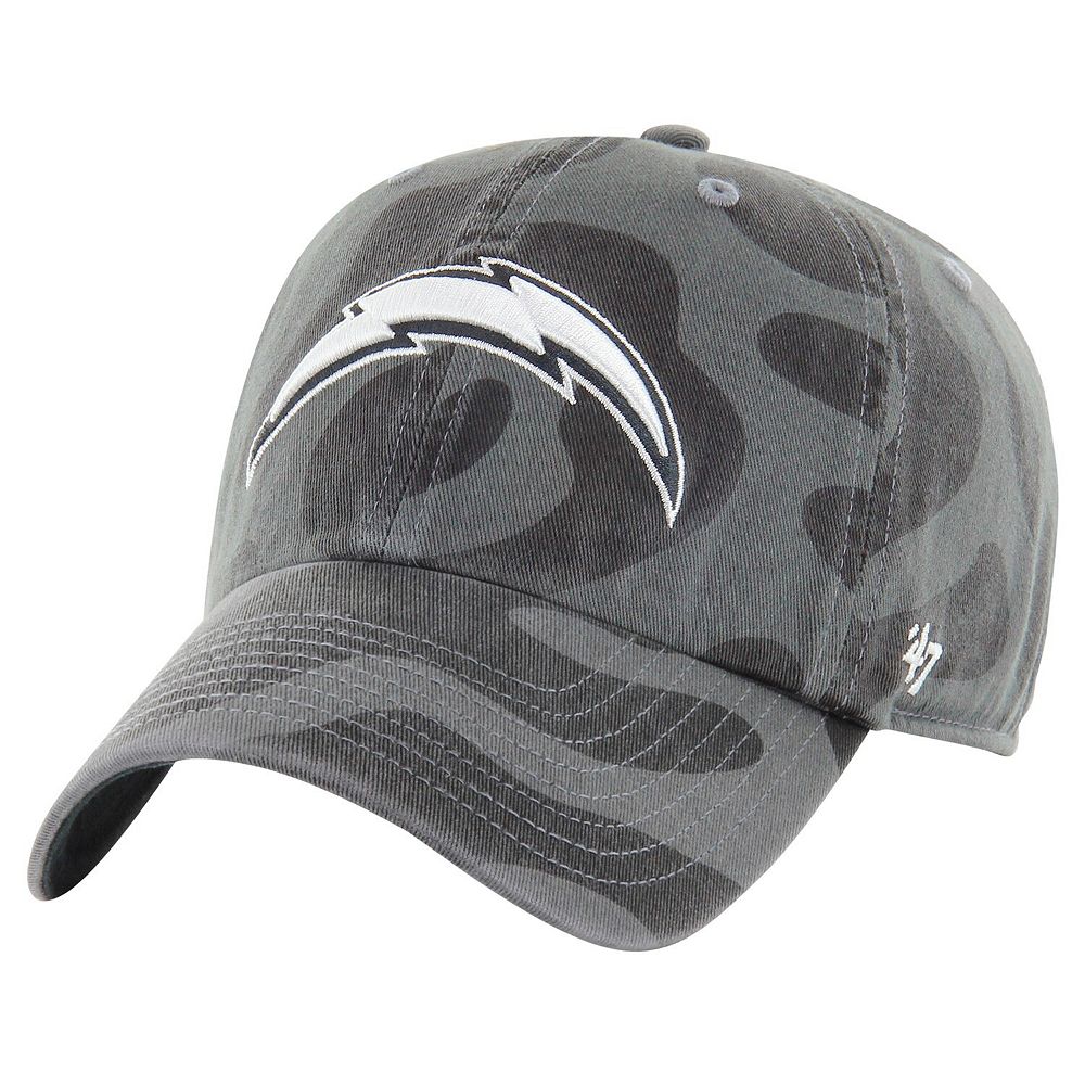 Women's '47 Charcoal Los Angeles Chargers Freeform Clean Up Adjustable Hat