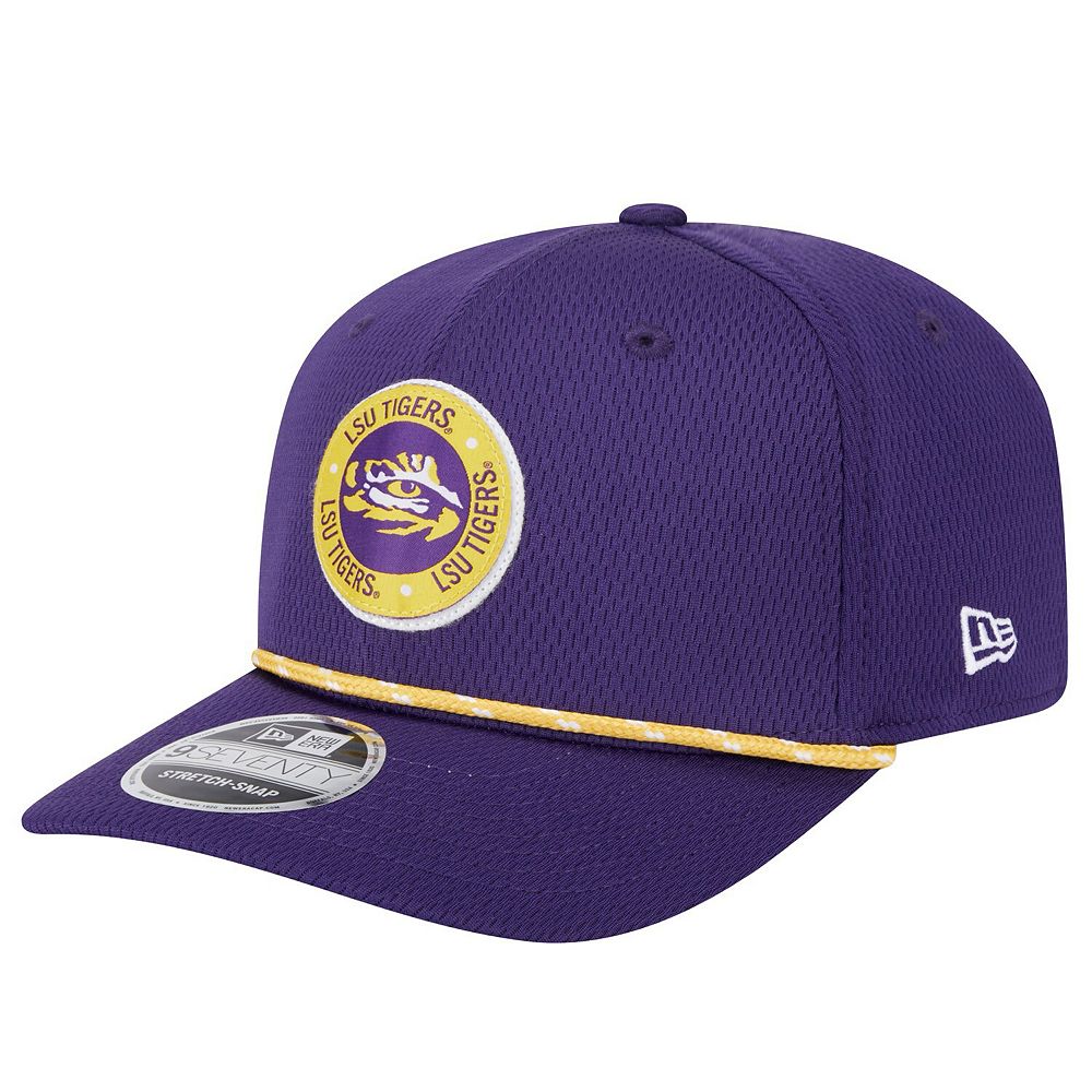 Men's New Era Purple LSU Tigers COOLERA 9SEVENTY Rope Stretch-Snap Hat