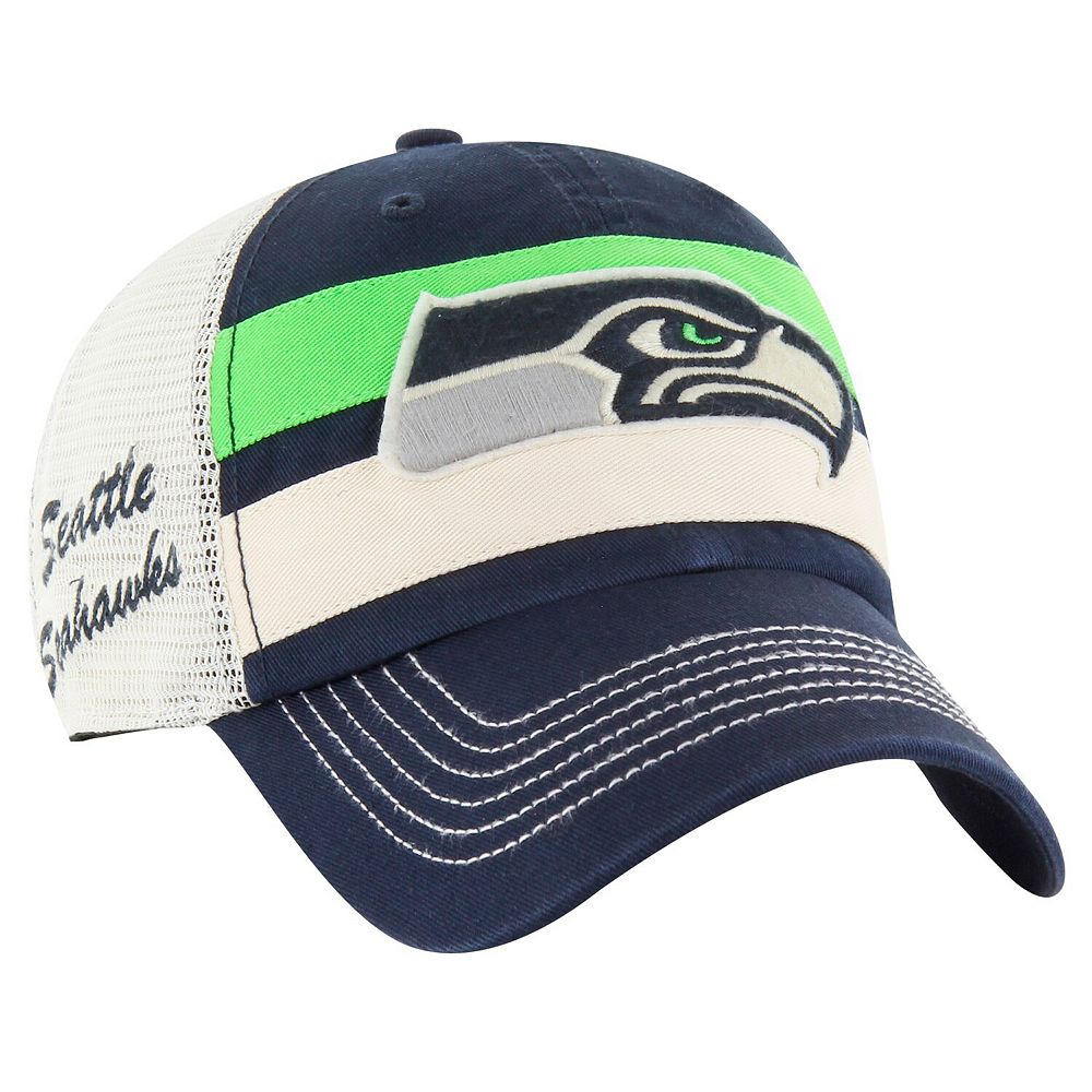 Men's '47 College Navy Seattle Seahawks Clubhouse Boon Clean-Up Trucker ...