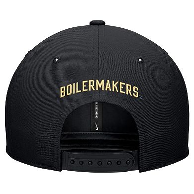 Men's Nike Black Purdue Boilermakers Pro Snapback Hat
