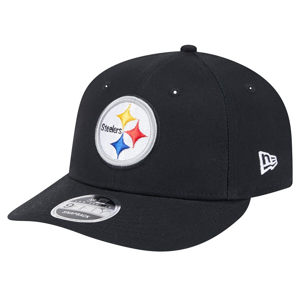 Men's New Era Black Pittsburgh Steelers Main Low Profile 9FIFTY ...