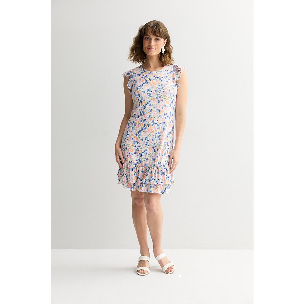 Women's Harper Rose Flutter Sleeve Ruffle Mini Dress