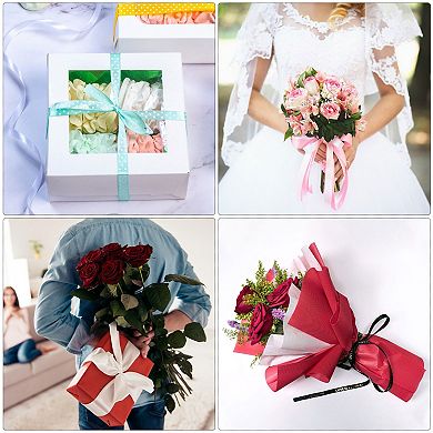 1" 50 Yard Wide Satin Ribbon Grosgrain Valentine Wedding Ribbon for ...