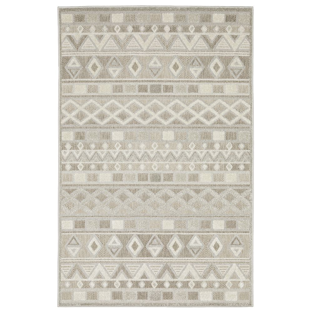StyleHaven Tierra Global Geometric Mixed Pile Area Rug
