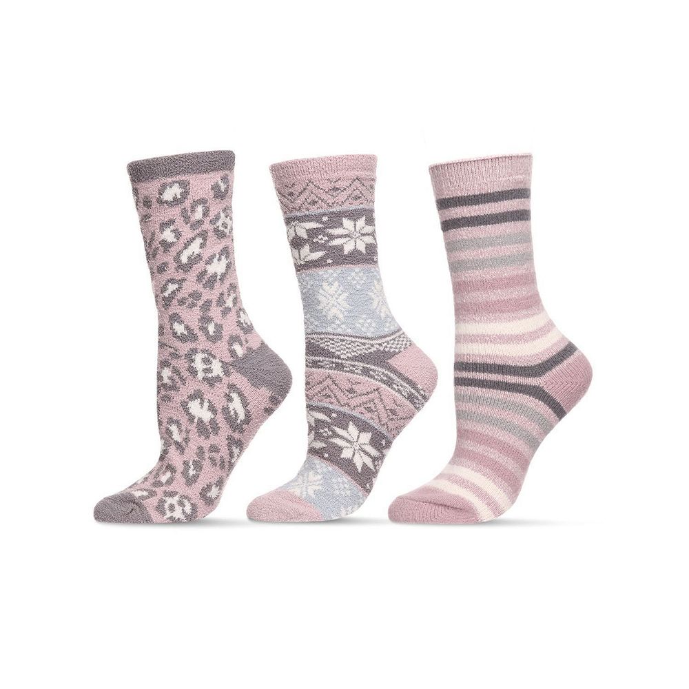 3 Pair Bundle Women's Cozy Crew Socks