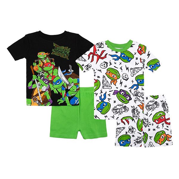 Boys 4-10 Teenage Mutant Ninja Turtles 4-Piece "Turtle Power" Pajama ...