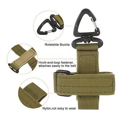 3pcs Webbing 360 Degree Rotating Buckle Glove Strap Keeper With Key ...