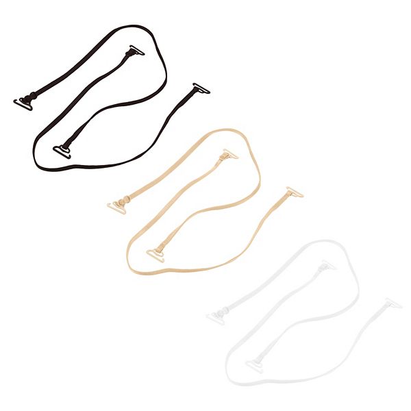 3 Pair Fine Shoulder Straps, Bra Strap, Adjustable Shoulder Belt ...