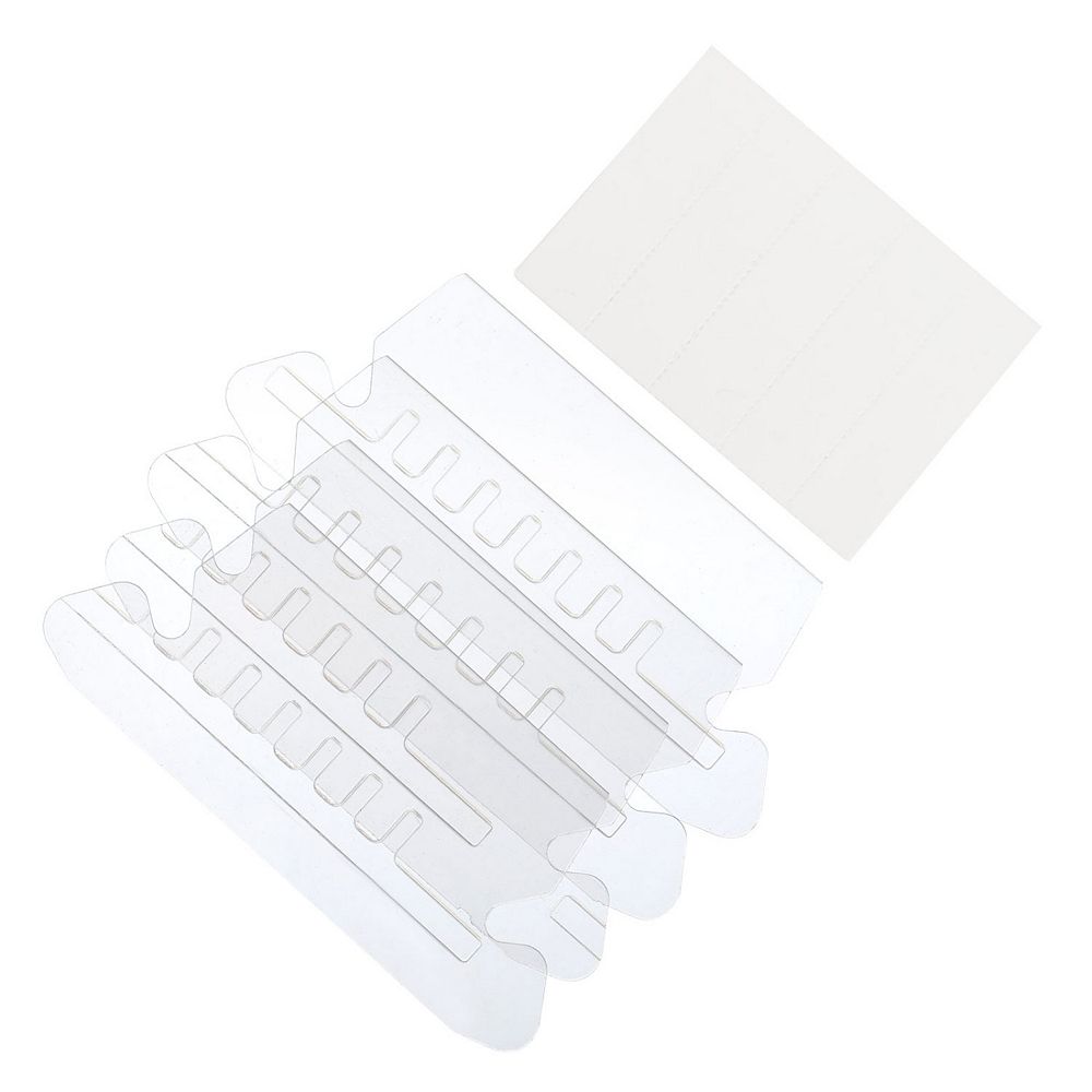 25pcs File Folder Tabs With Inserts Labels Plastic Clear Quick ...