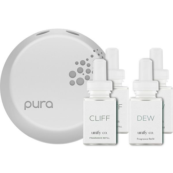 Pura Pura 3 Smart Fragrance Diffuser Set with 4 Unify Refills