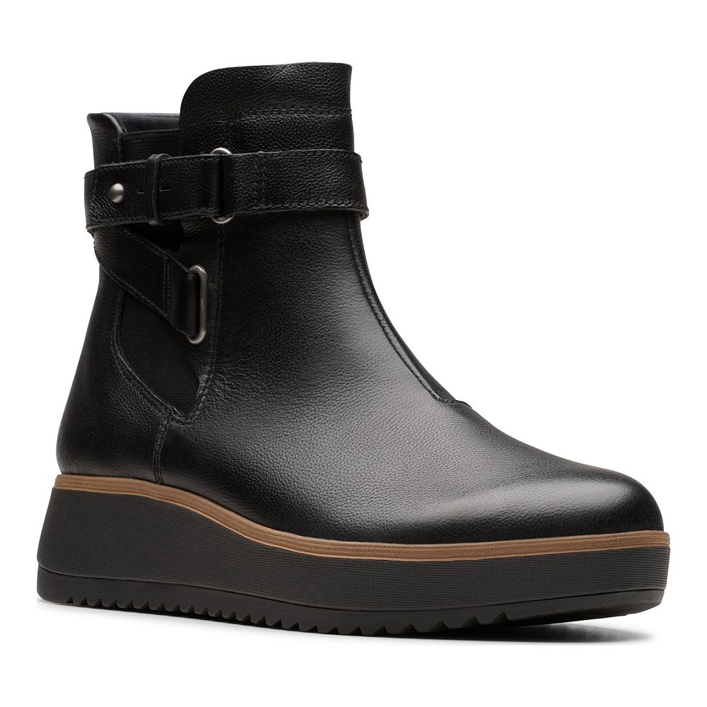 Clarks® Zylah Faye Women's Leather Ankle Boots