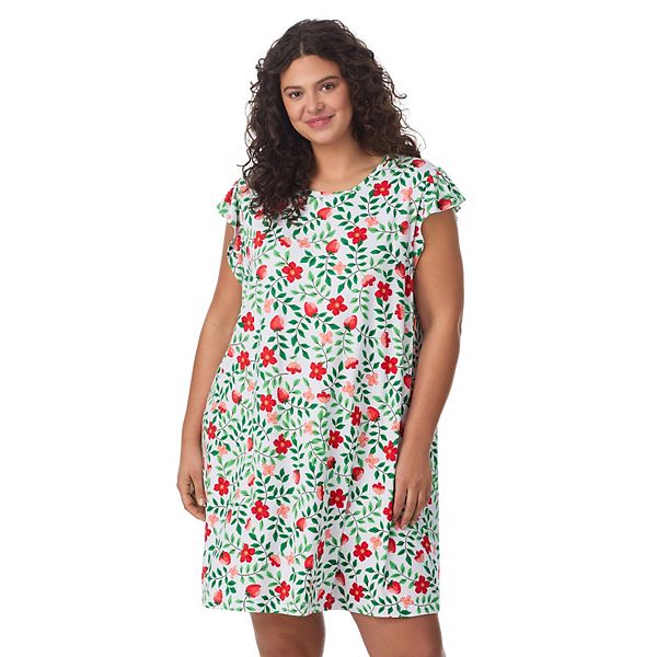 Plus Size Draper James Ruffle Sleepshirt