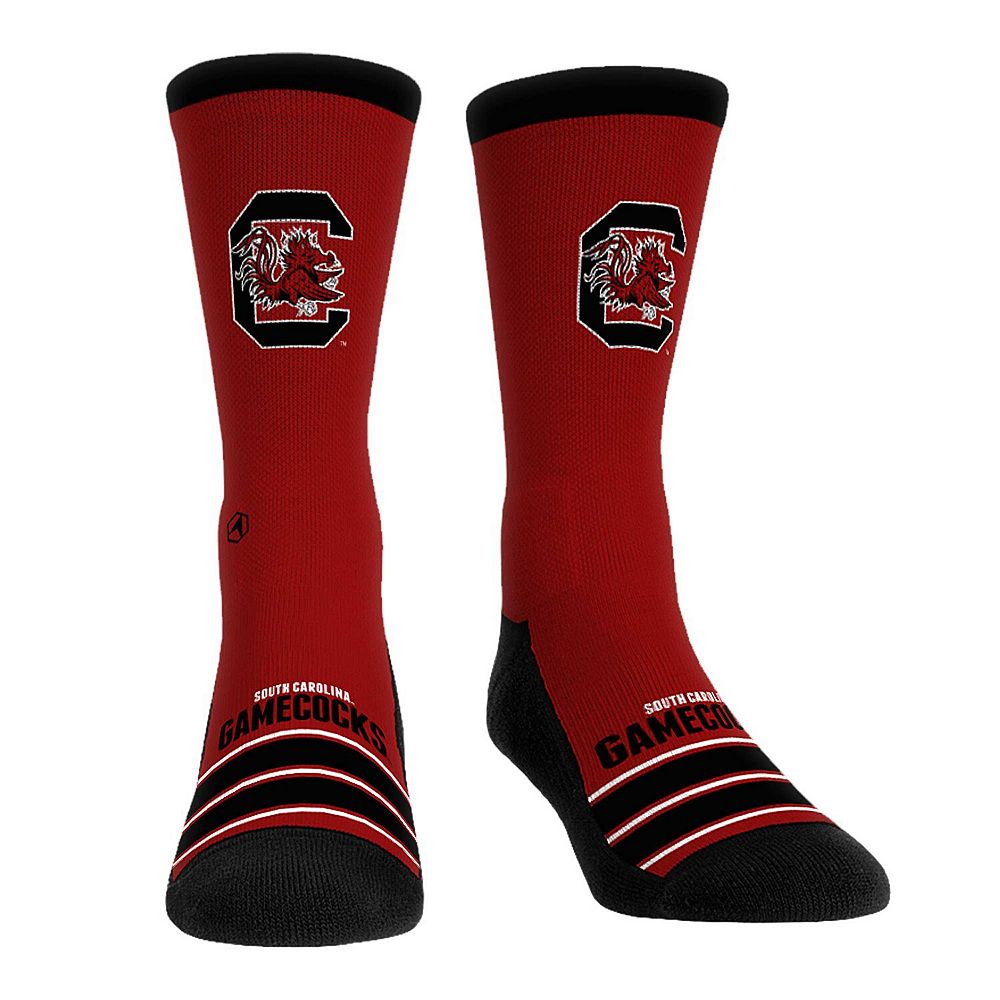 Unisex Rock Em Socks South Carolina Gamecocks Gametime Stripe Crew Socks