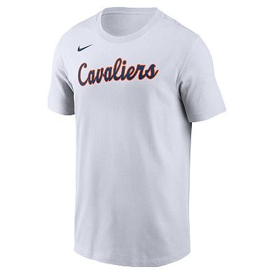 Men's Nike White Virginia Cavaliers Script Logo T-Shirt