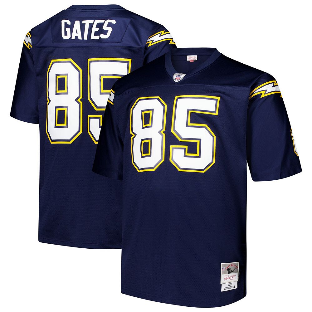 Men's Mitchell & Ness Antonio Gates Navy Los Angeles Chargers Big ...
