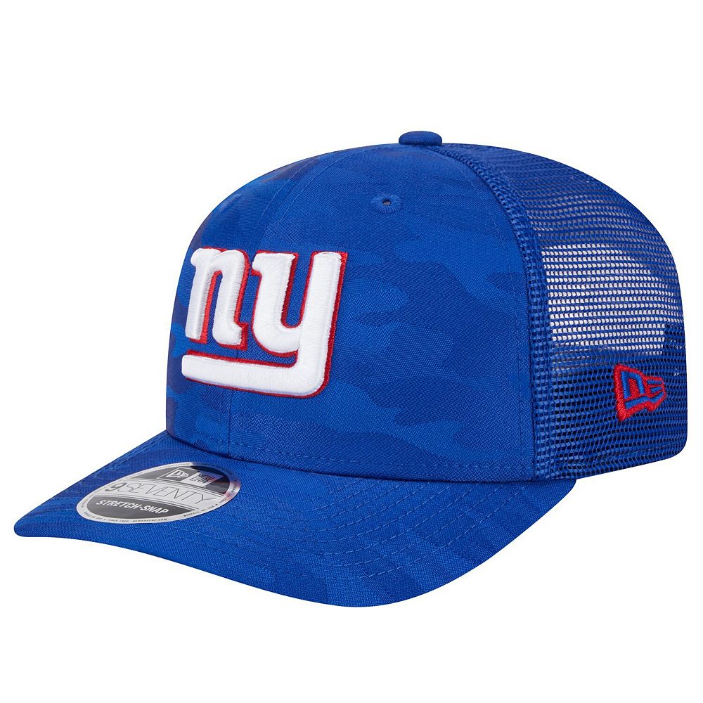 Men's New Era Royal New York Giants Adventure Camo Trucker 9SEVENTY ...