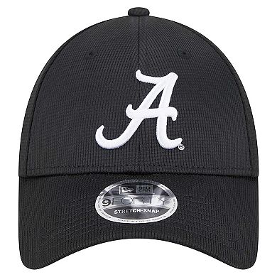 Men's New Era Black Alabama Crimson Tide Pivot 9FORTY Stretch-Snap Adjustable Hat