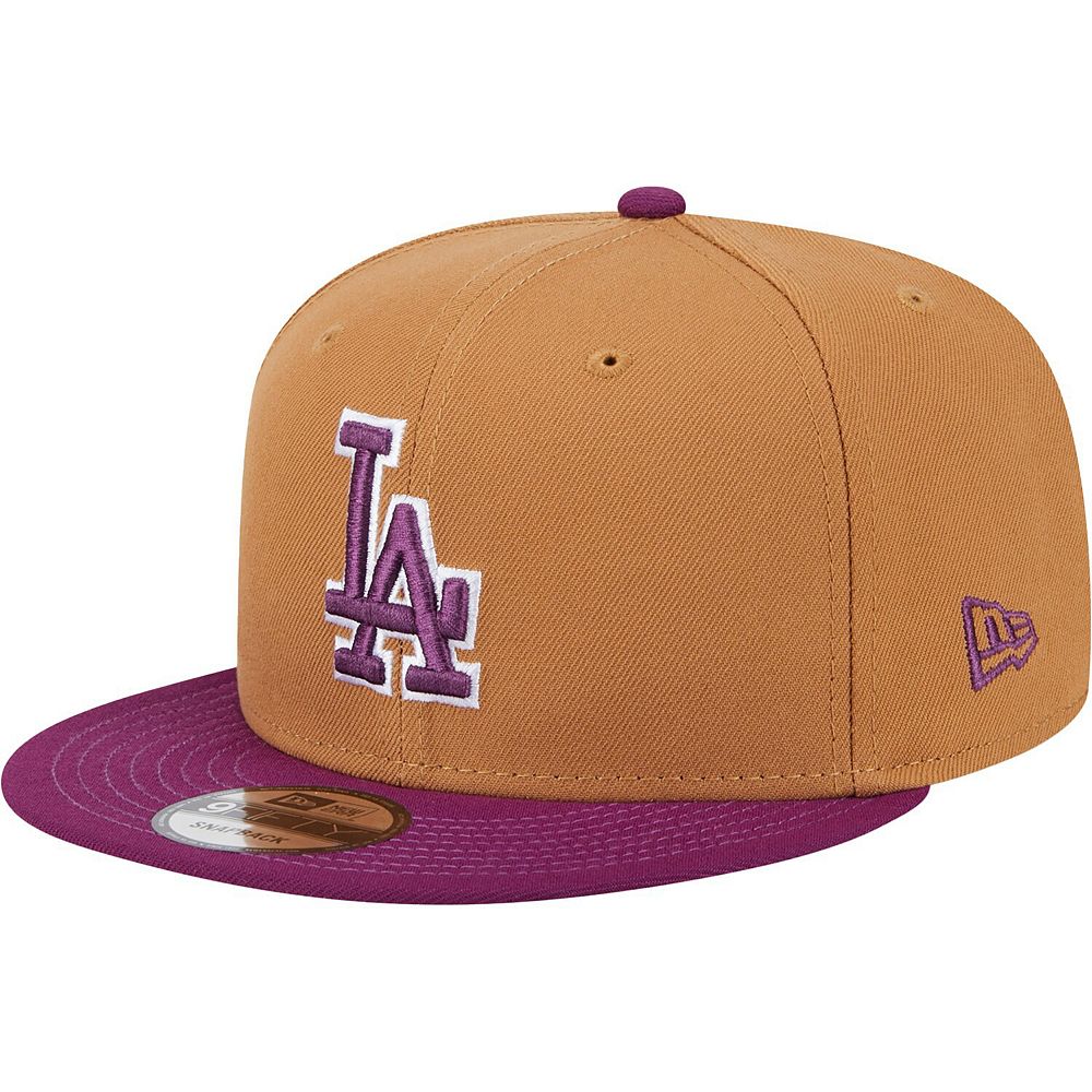 Men's New Era Brown/Purple Los Angeles Dodgers Color Pack Two-Tone ...