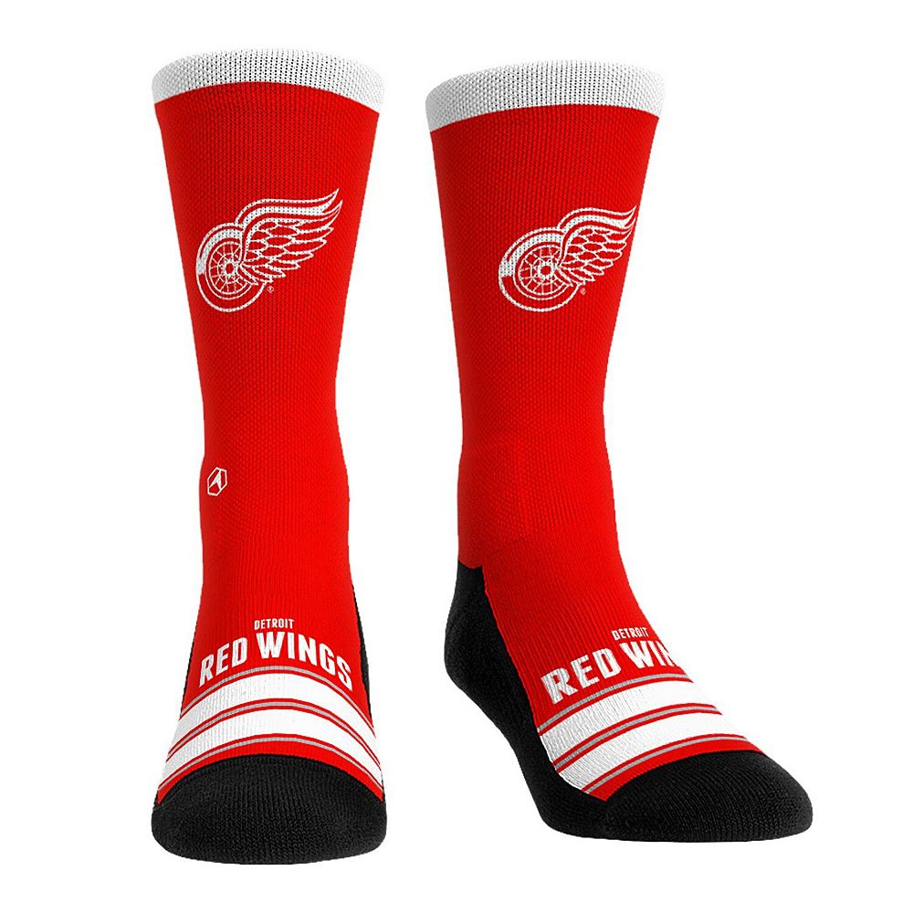 Unisex Rock Em Socks Detroit Red Wings Gametime Stripe Crew Socks