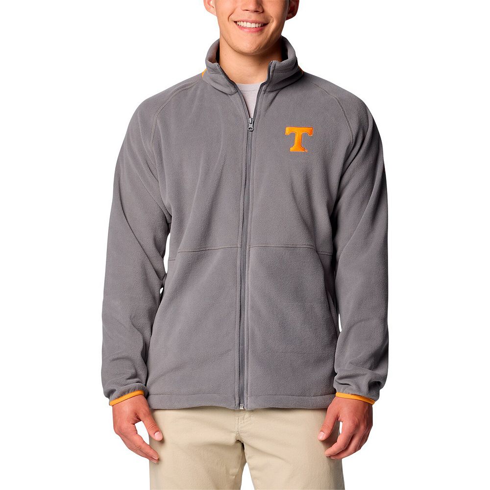 Men's Columbia Gray Tennessee Volunteers Big & Tall Flanker IV Fleece ...