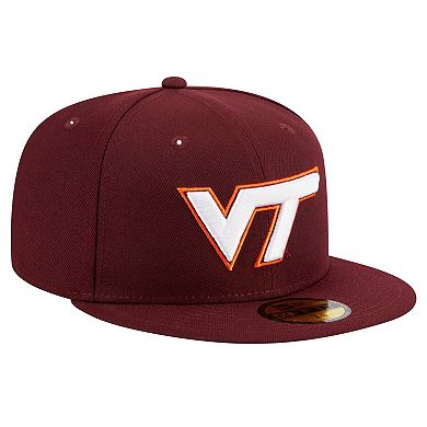 Men's New Era Maroon Virginia Tech Hokies 59FIFTY Fitted Hat