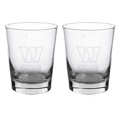 The Memory Company Washington Commanders 2-Pack 15oz. Double Old ...